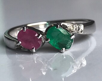 Ruby and Emerald | Etsy