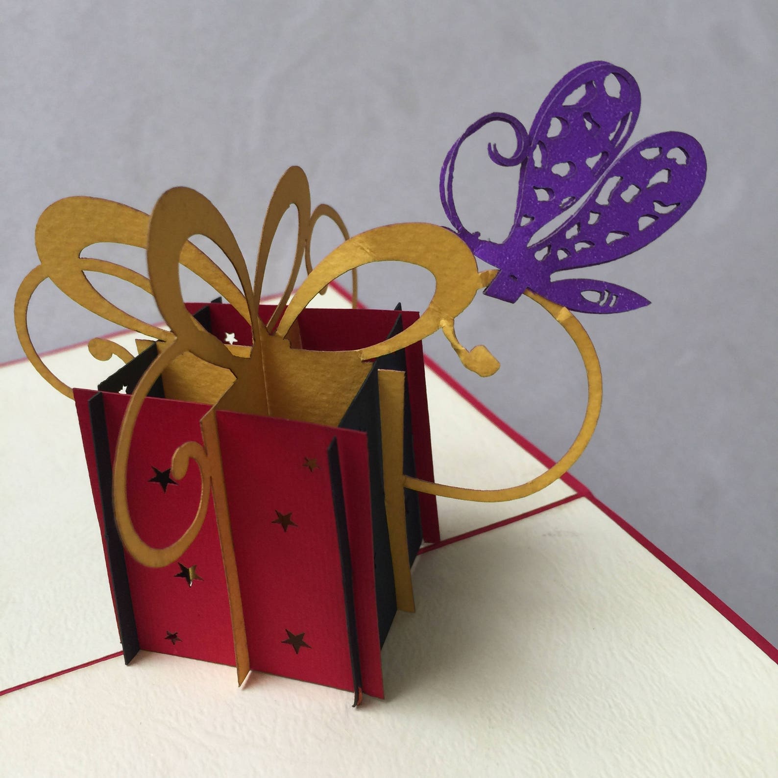 3 Present Pop Up Card Pop-Up Card 3D Card Birthday Card | Etsy