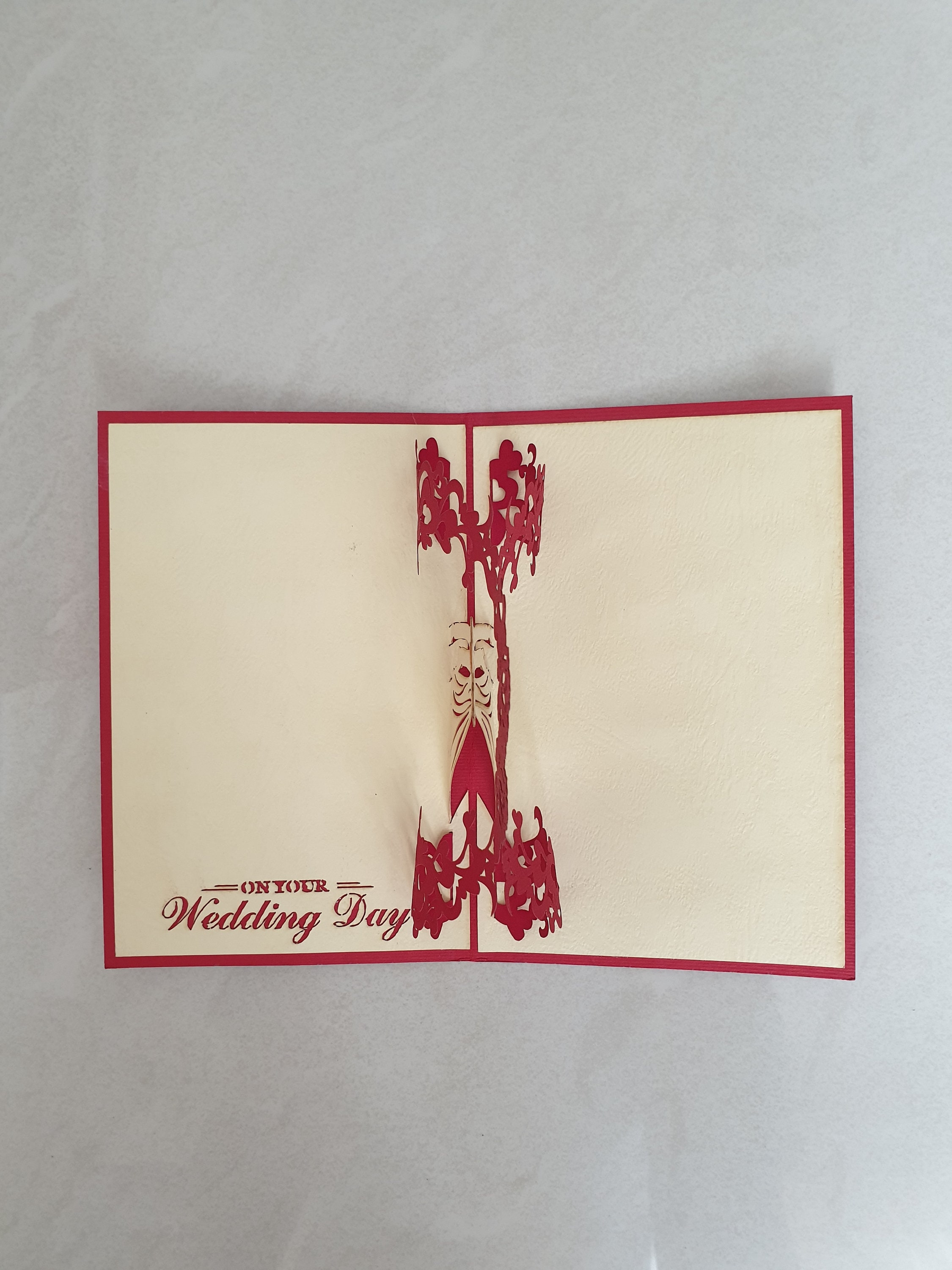 Wedding Pop up Card Pop-up Card 3D Card Love Pop up Card | Etsy