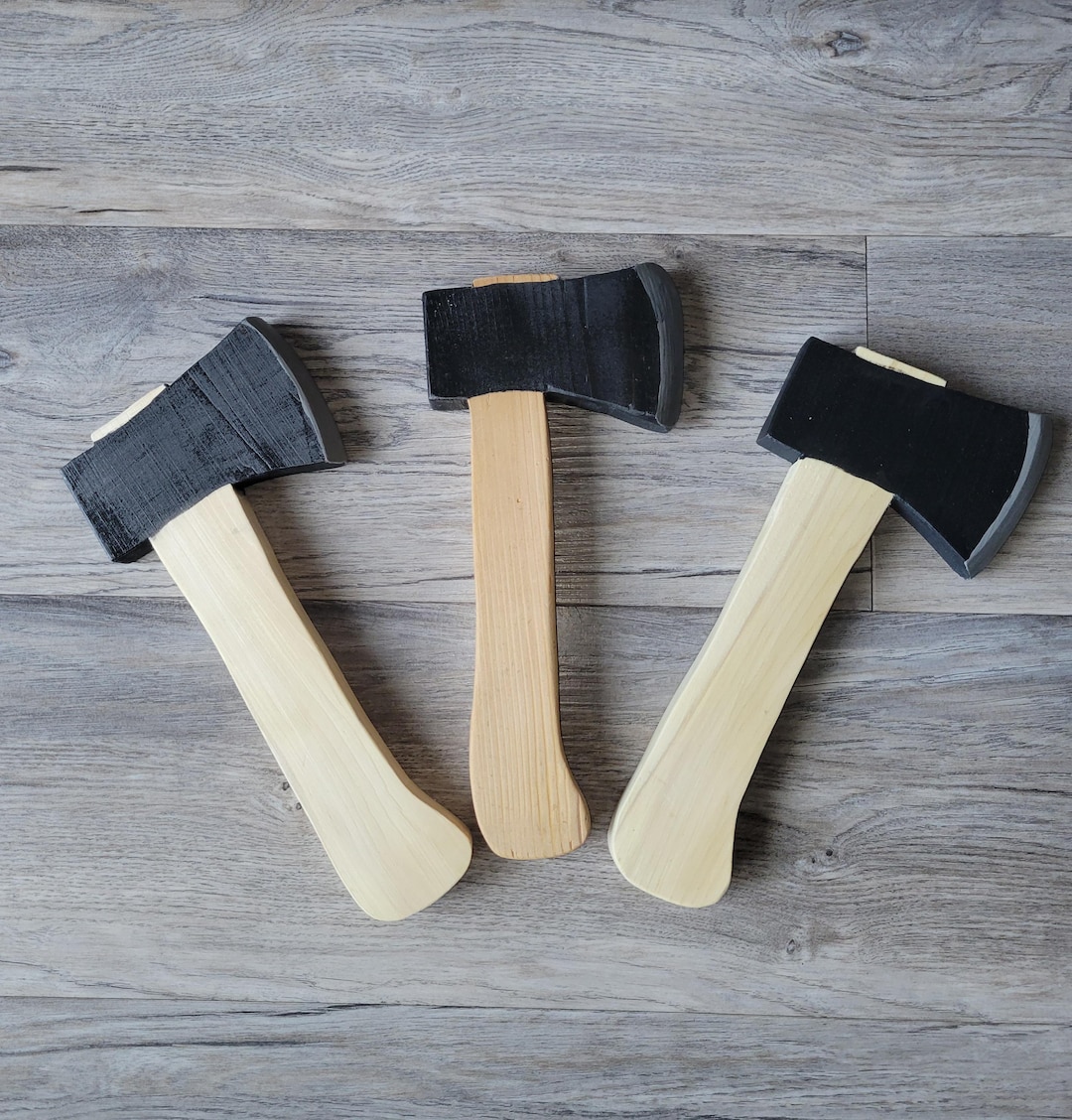 Pine Wood Toy Hatchet: Kids Pretend Play Lumberjack - Etsy