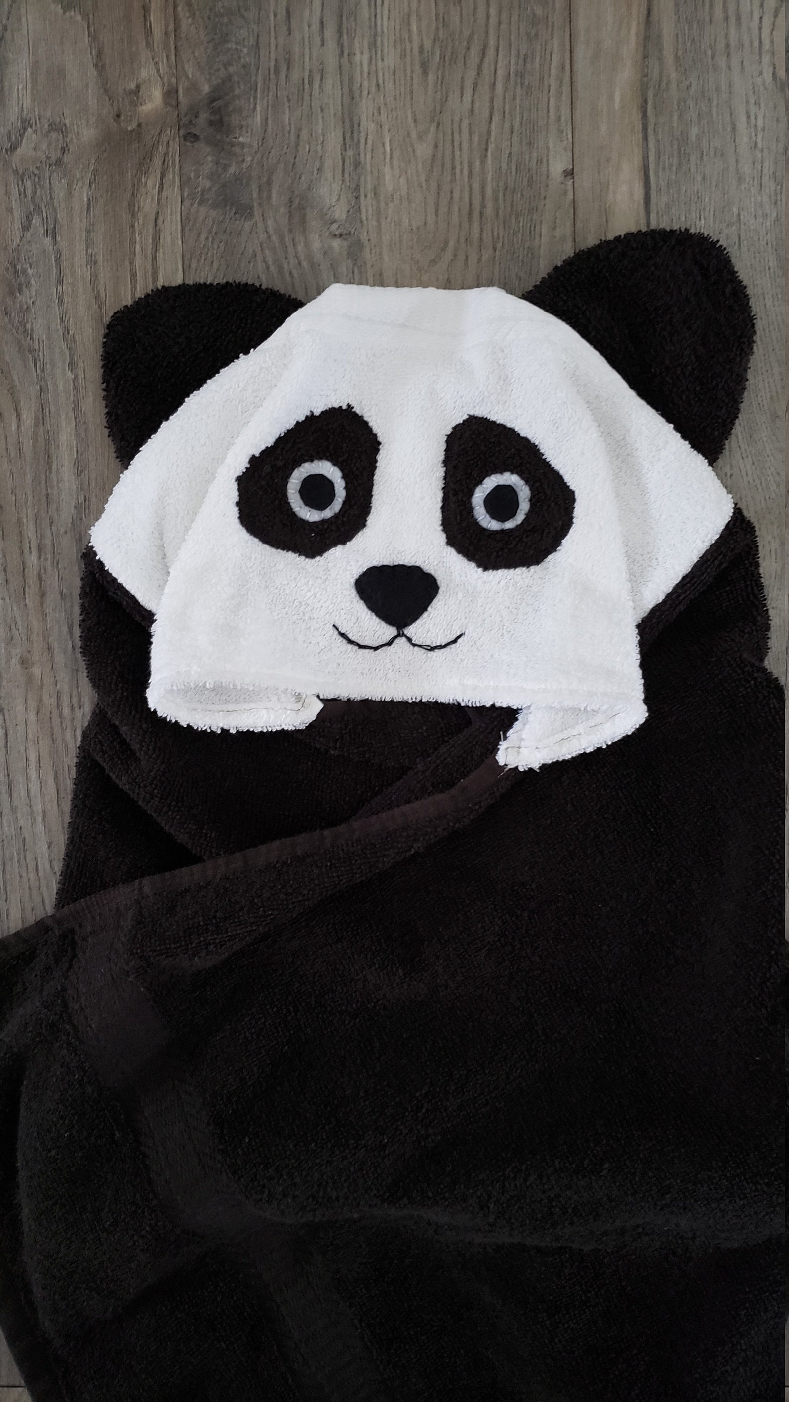Panda Bear Hooded Towel: Personalized Cotton Kids Bath Towel - Etsy