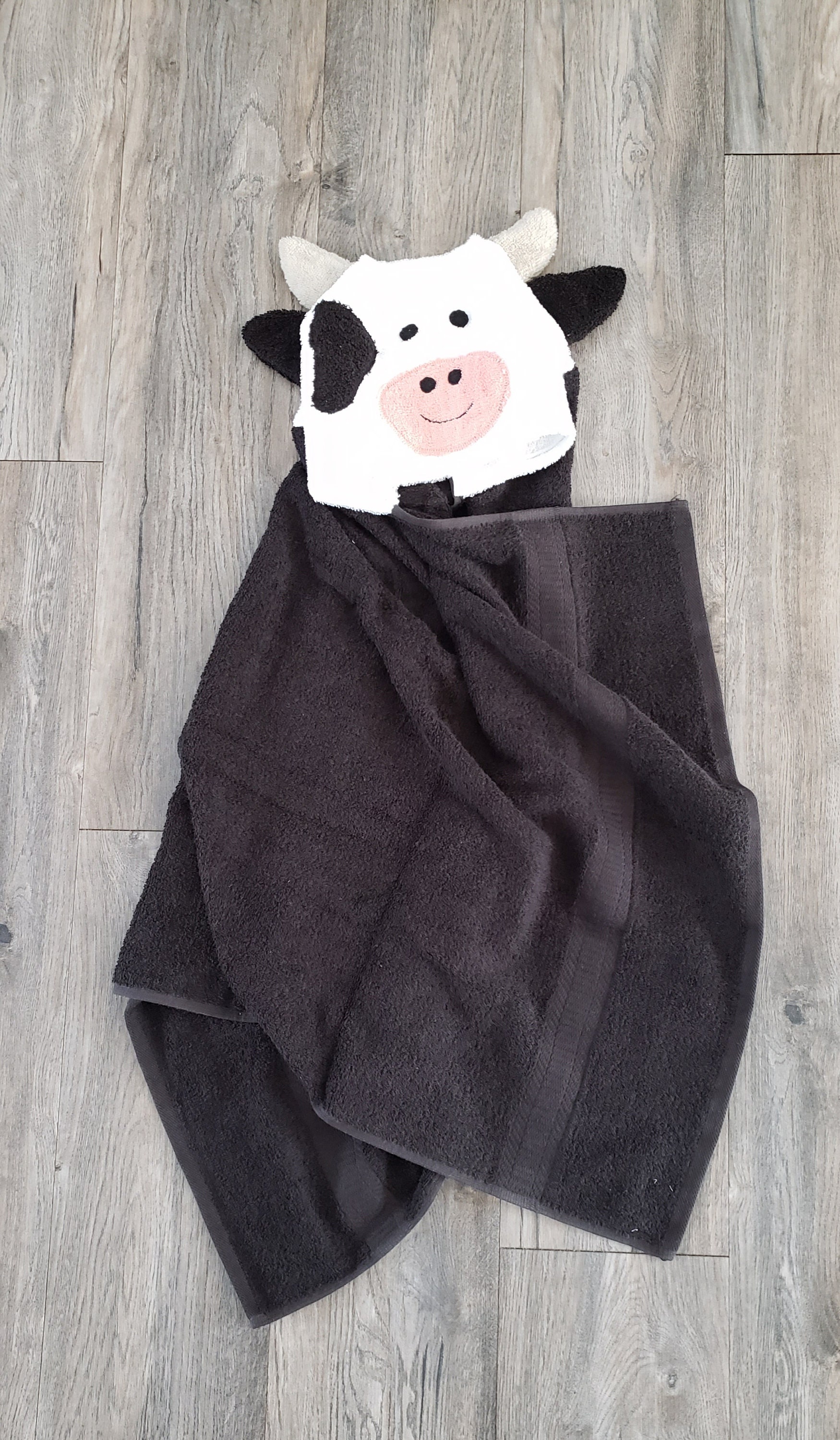 Hooded Cow Towel. Hooded Animal Towel for Kids. Farm Animals. - Etsy ...
