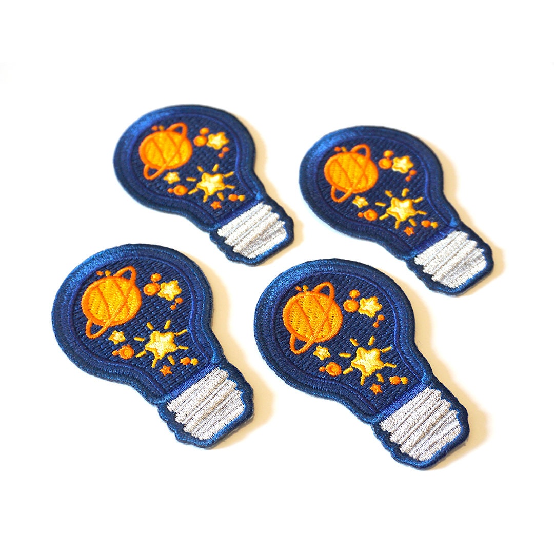 Bulb Stellar Embroidery Patch | Etsy