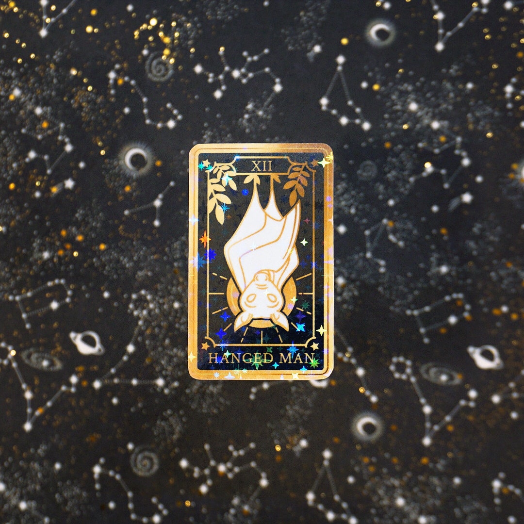 Hanged Man Tarot Card | Major Arcana | Oracle Holographic Vinyl ...