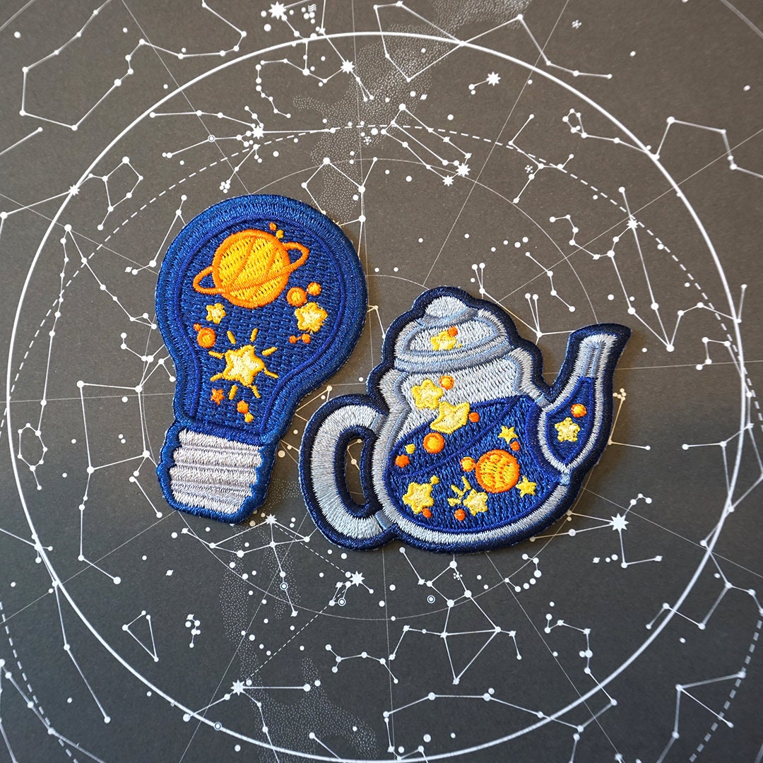 Bulb Stellar Embroidery Patch | Etsy