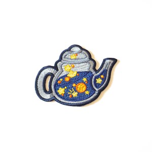 Teapot Stellar Embroidery Patch - Etsy