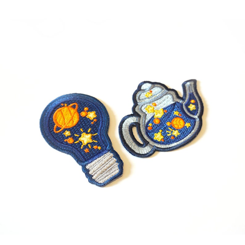 Bulb Stellar Embroidery Patch - Etsy