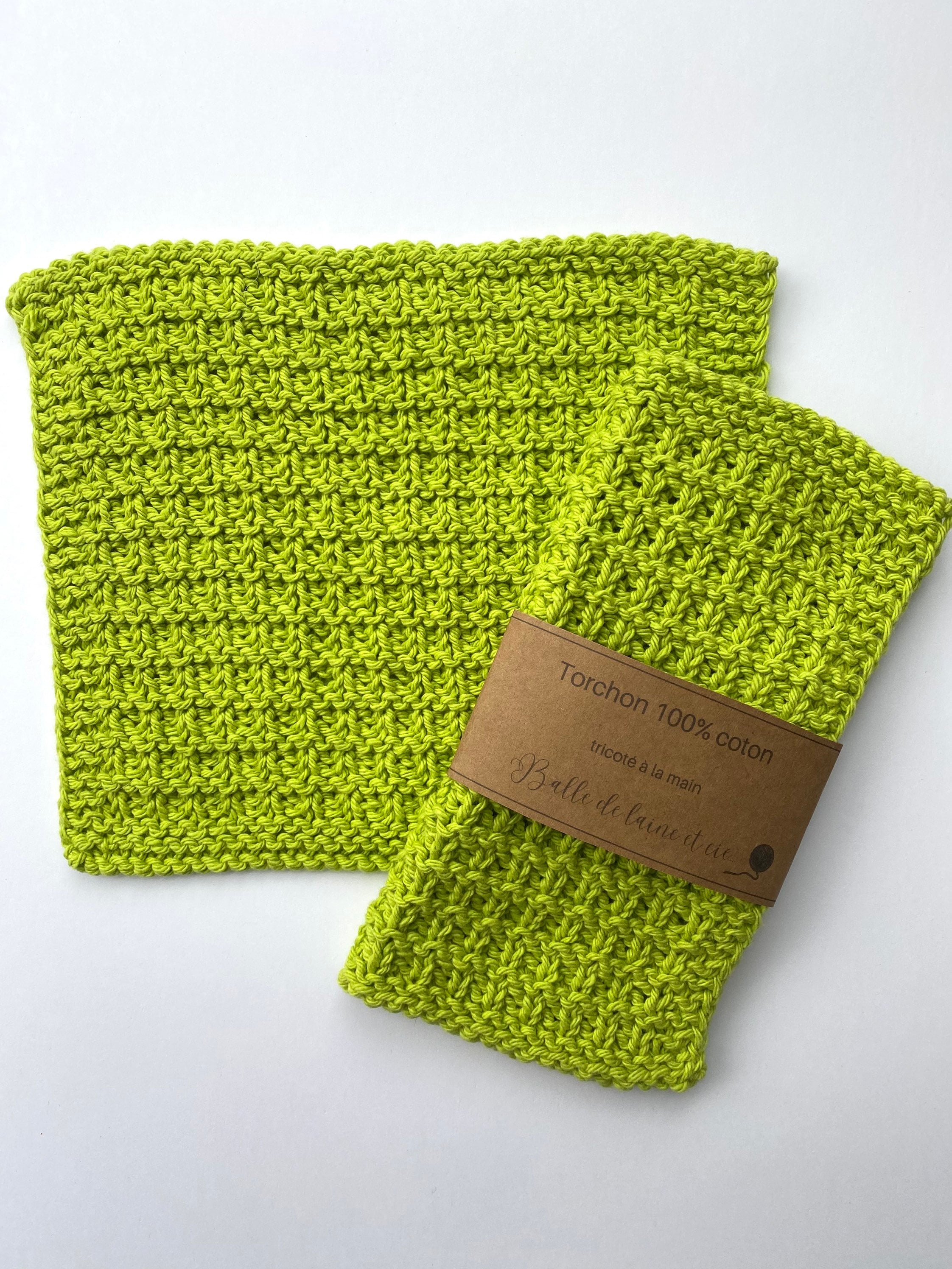 100% Cotton Knitted Dishcloth / Handmade Cotton Dishcloth / Crochet ...