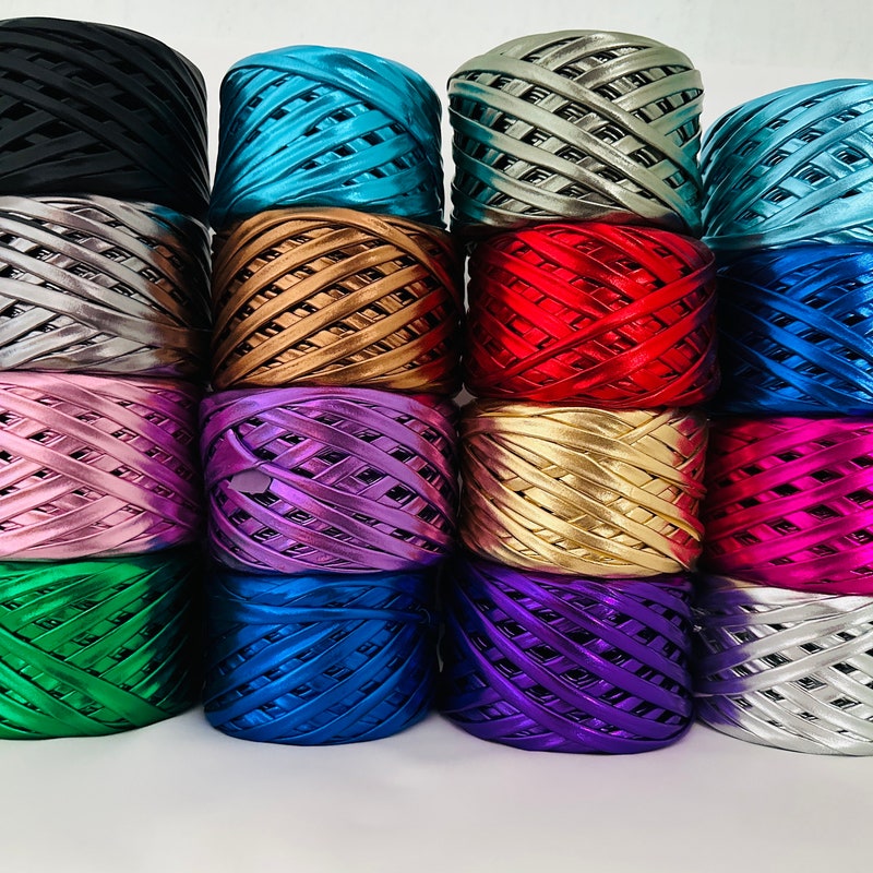 Metallic Yarn - Etsy