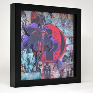 Magneto 3D Comic Book Shadow Box Decor - Etsy