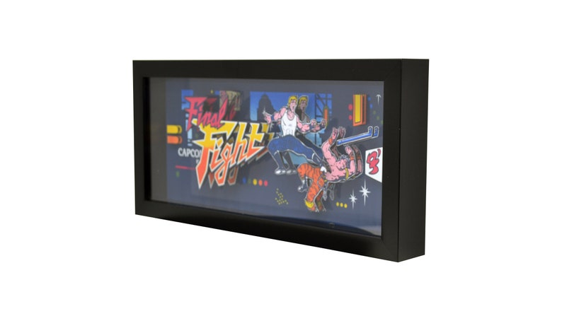 Final Fight Arcade Marquee Video Game Shadow Box Wall Art - Etsy