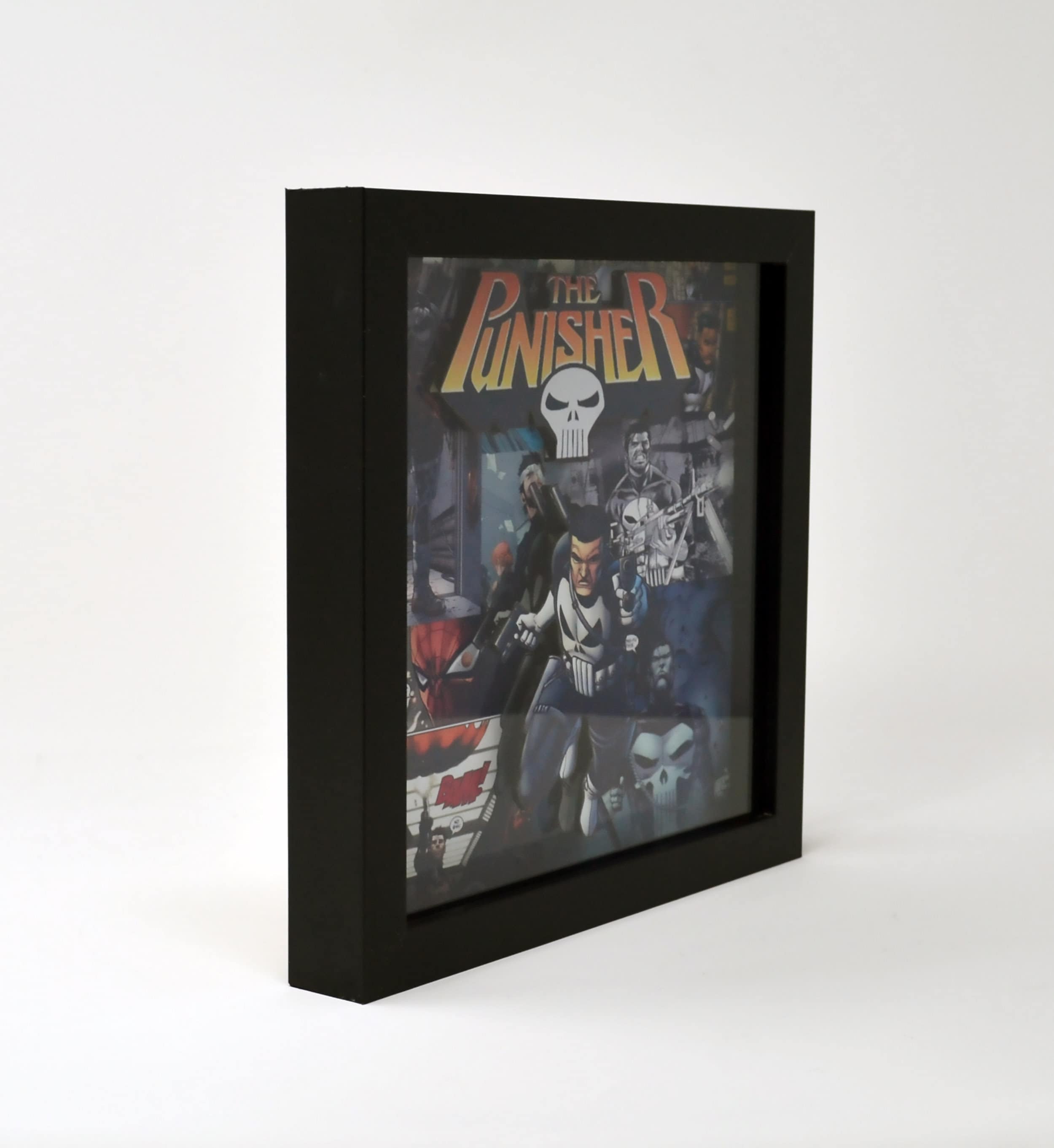 Punisher Superhero Comic Book Shadow Box Wall Art - Etsy