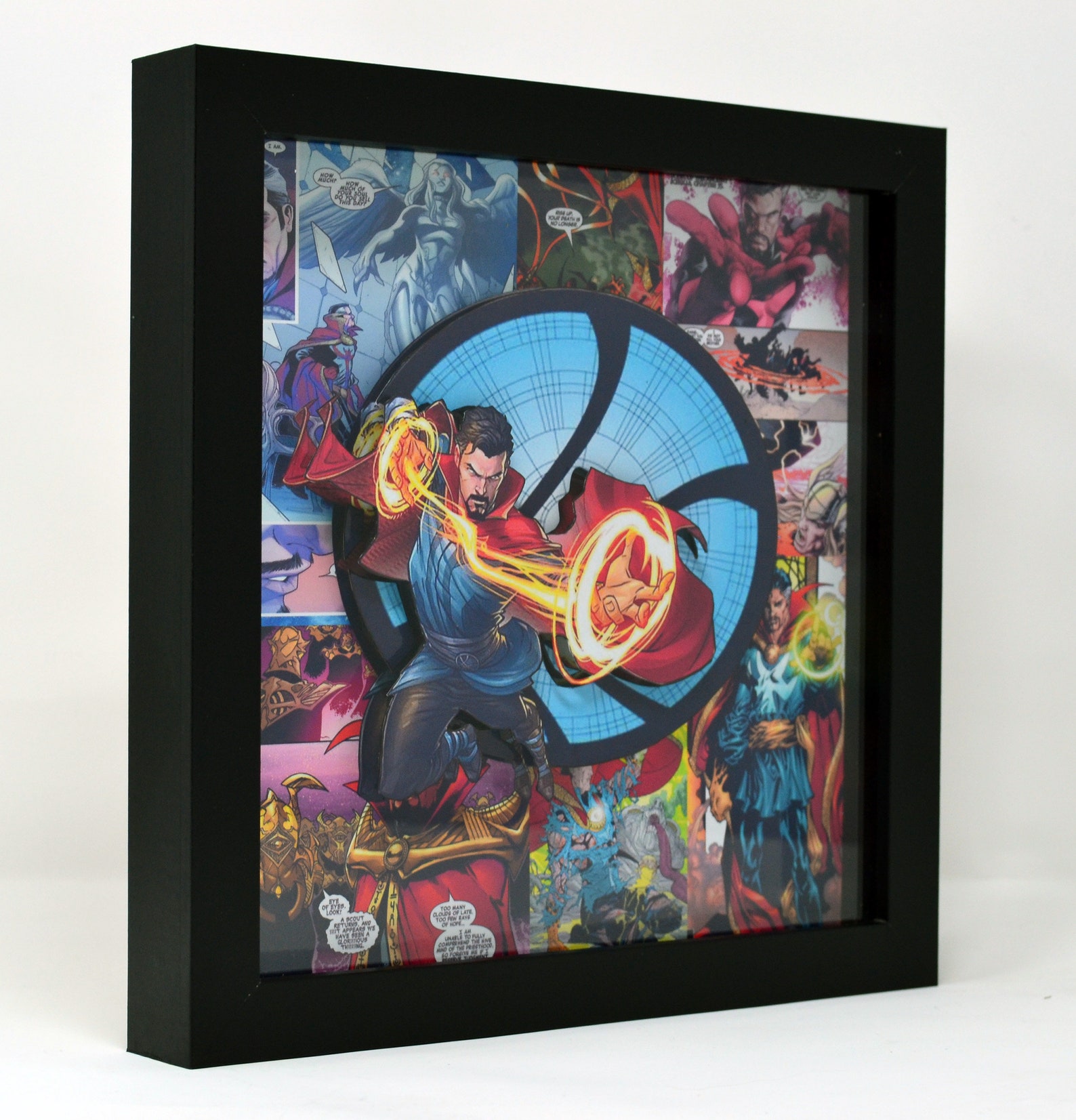 Dr Strange Avengers Superhero Comic Book Shadow Box Wall Art - Etsy