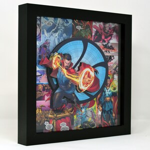 Dr Strange Avengers Superhero Comic Book Shadow Box Wall Art - Etsy