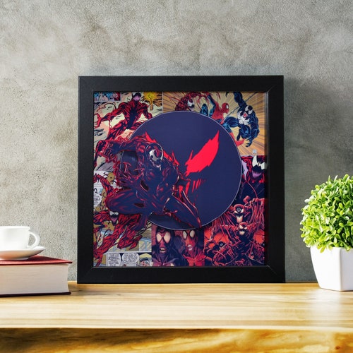 Spiderman Comic Book Shadow Box Wall Art Handmade Spider Man - Etsy