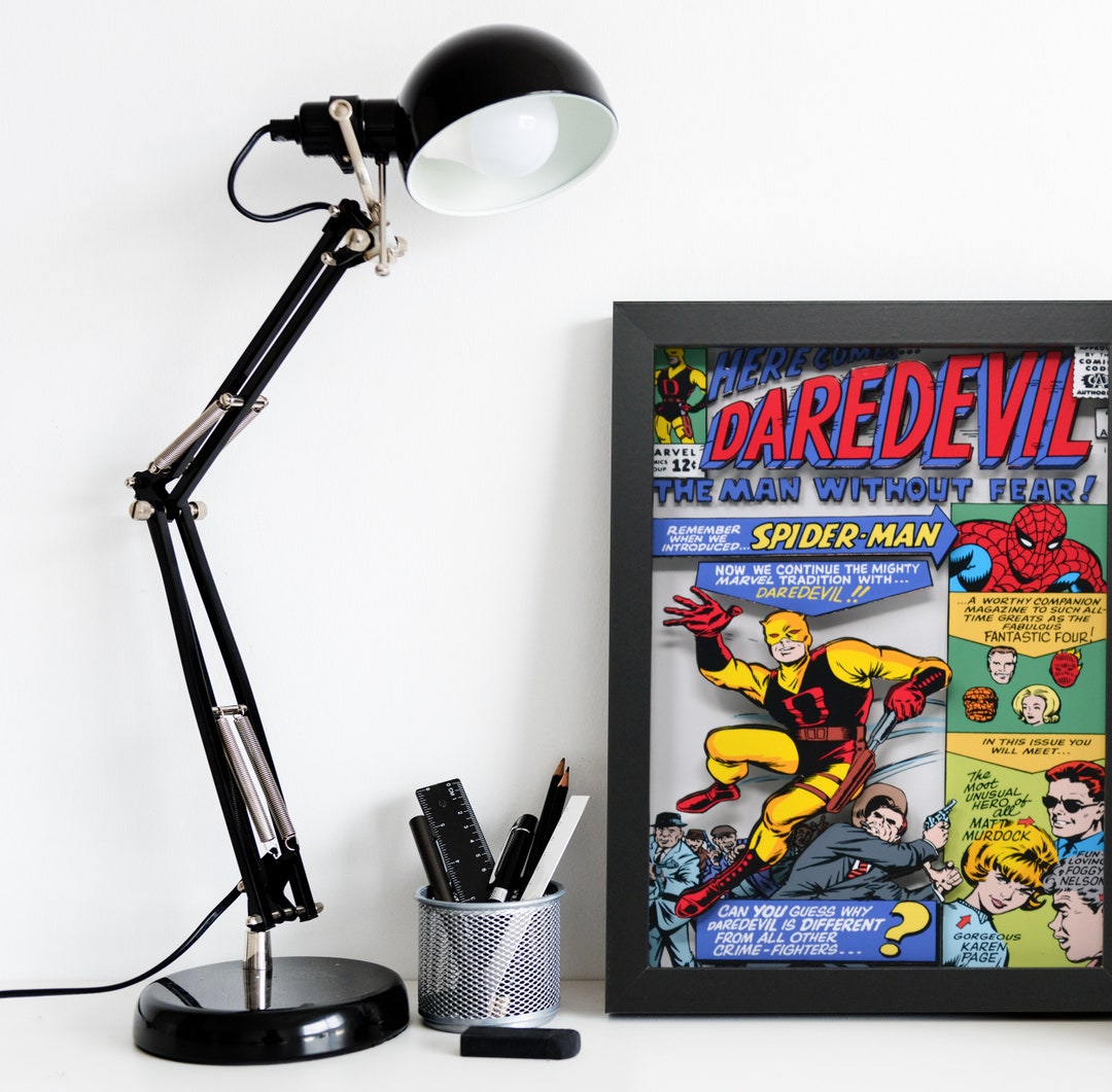 Daredevil Comic Book Cover 3D Shadow Box Wall Art - Etsy