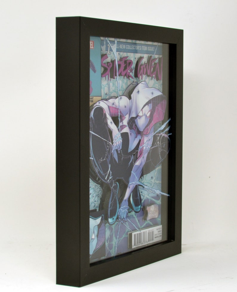 Spider Man Gwen Comic Book Cover Shadow Box Wall Art Custom - Etsy