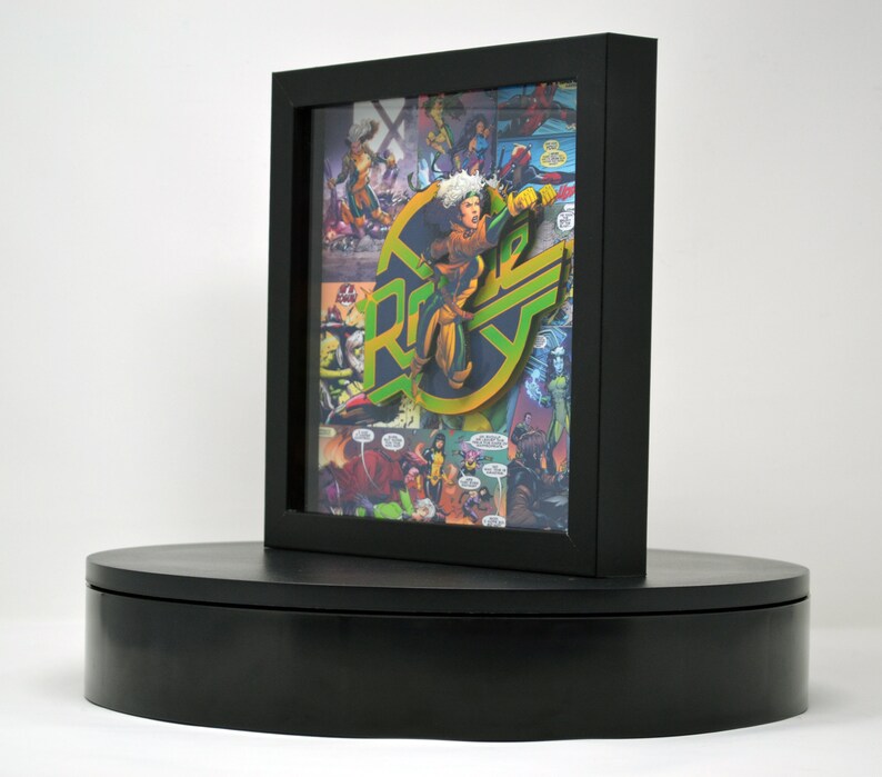 Rogue X-men 3D Comic Book Shadow Box Decor - Etsy