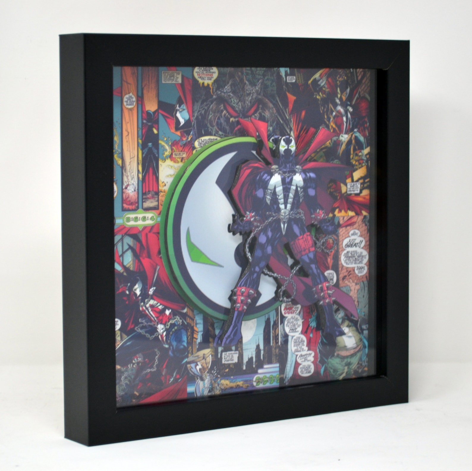 Spawn Comic Book Shadow Box Wall Art - Etsy