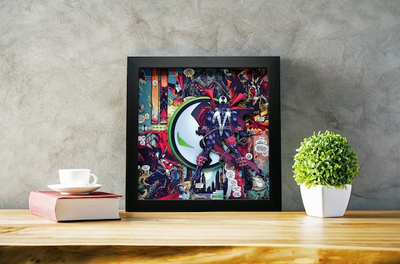 Spawn Comic Book Shadow Box Wall Art - Etsy