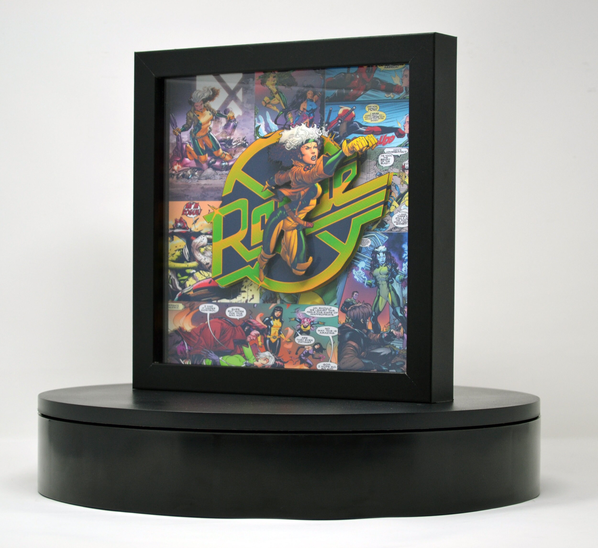 Rogue X-men 3D Comic Book Shadow Box Decor - Etsy