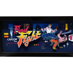 Final Fight Arcade Marquee Video Game Shadow Box Wall Art - Etsy