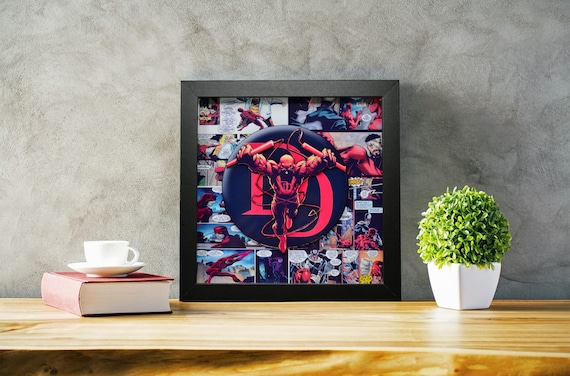 Daredevil Comic Book Shadow Box Wall Art - Etsy