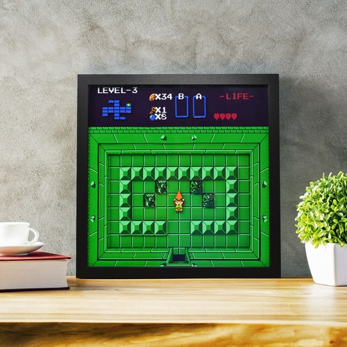 Super Mario Video Game 3D Shadow Box Decor - Etsy