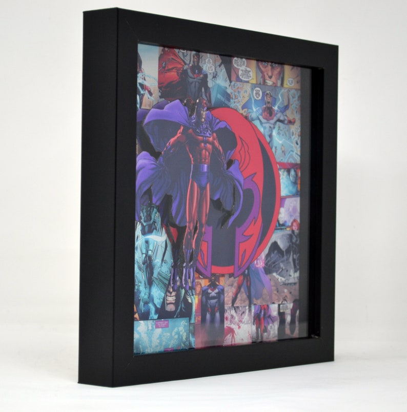 Magneto 3D Comic Book Shadow Box Decor | Etsy