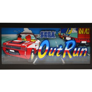 Outrun Arcade Marquee Video Game Shadow Box Wall Art - Etsy