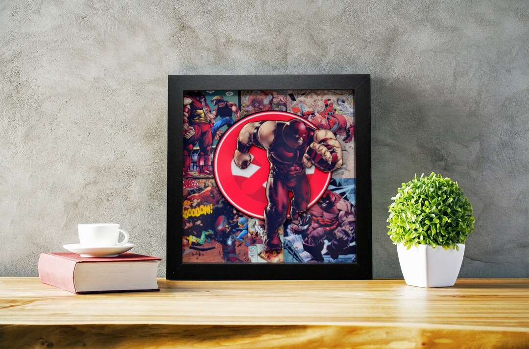 Juggernaut 3D Comic Book Shadow Box Decor - Etsy