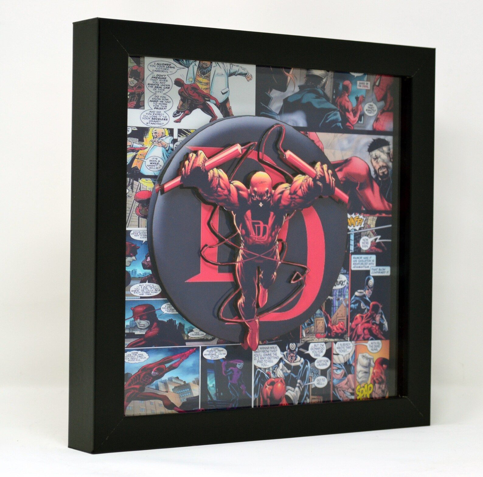 Daredevil Comic Book Shadow Box Wall Art - Etsy