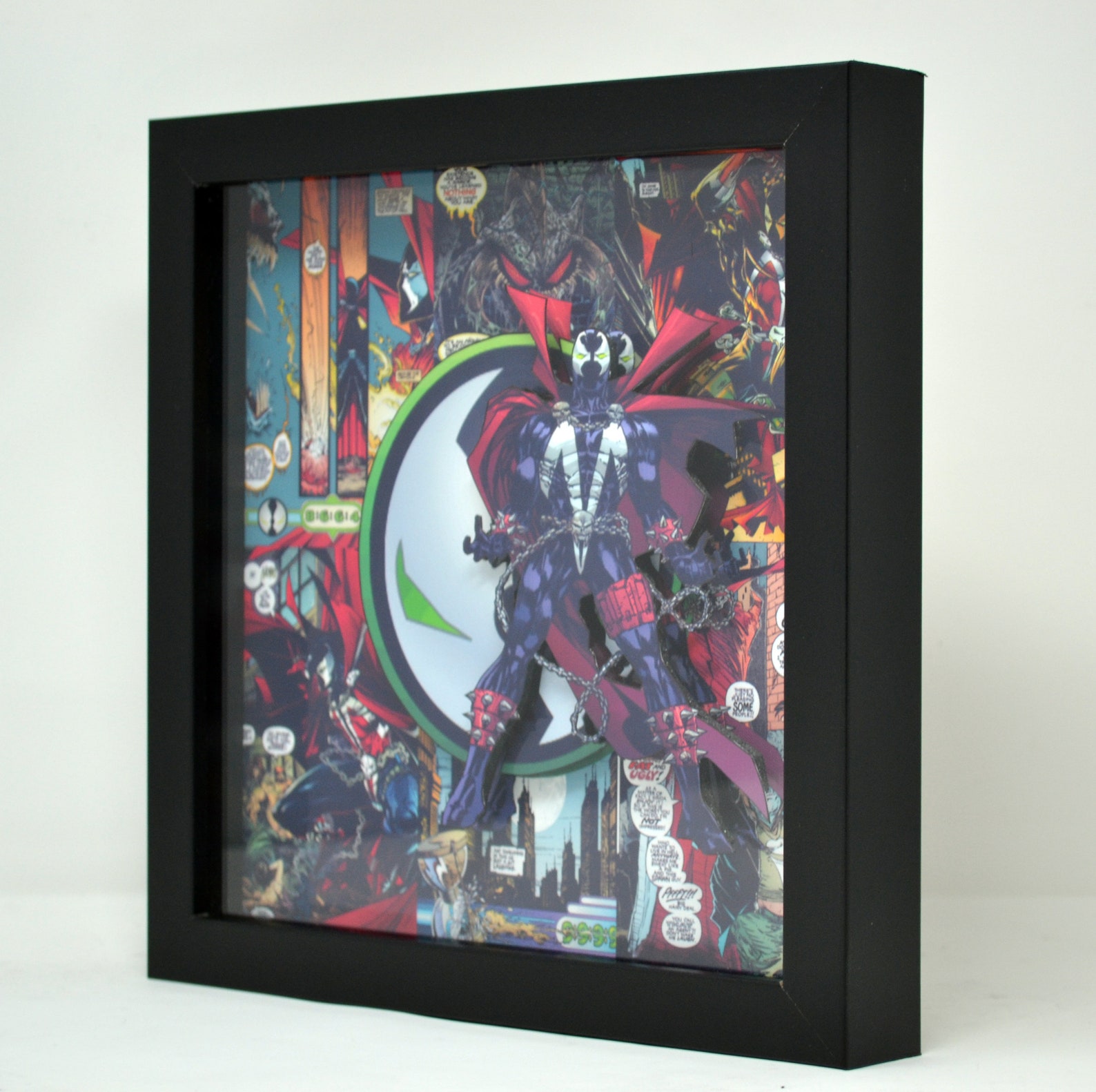Spawn Comic Book Shadow Box Wall Art - Etsy