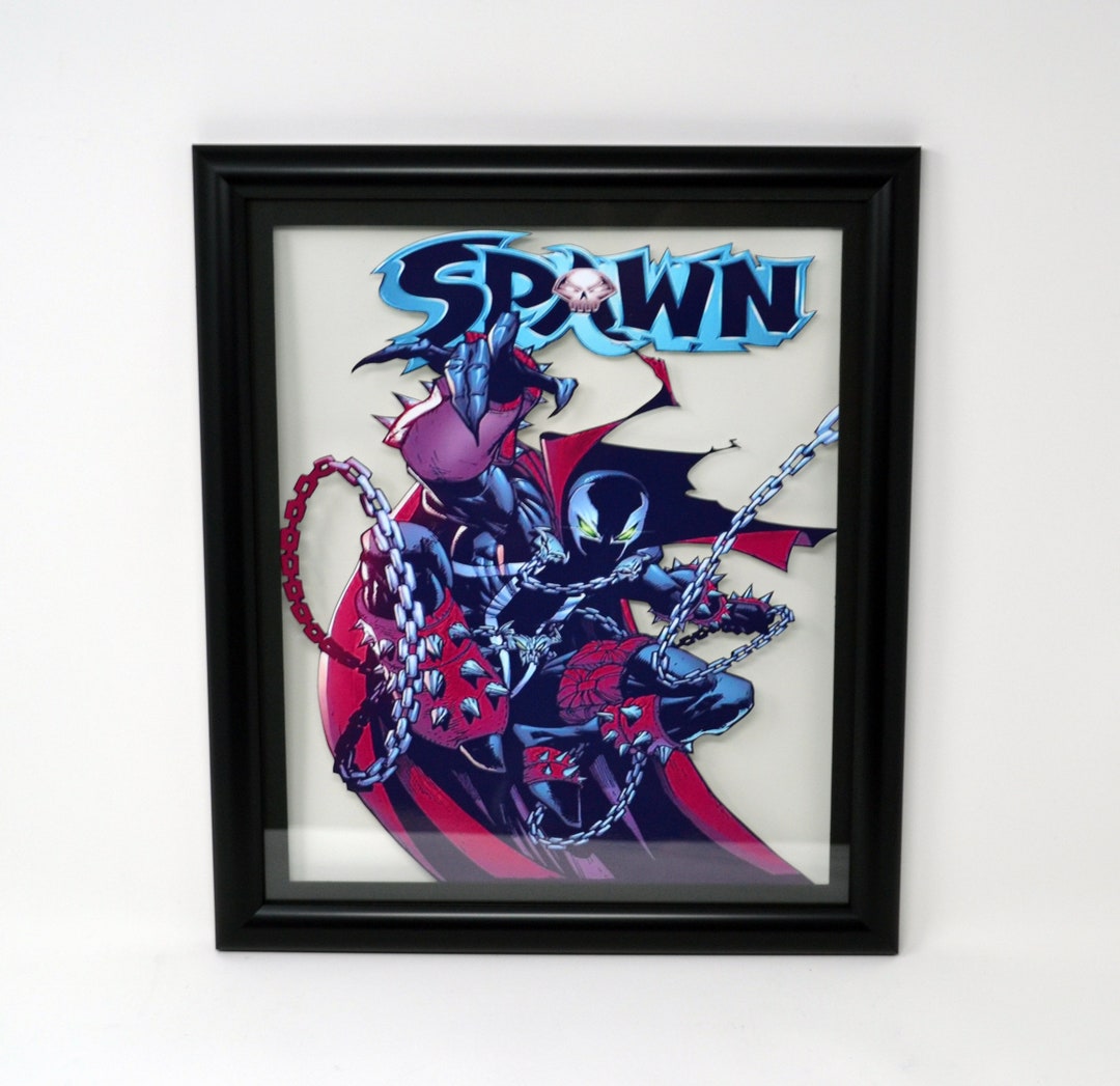 Spawn Comic Book Cover Float Frame Decor - Etsy