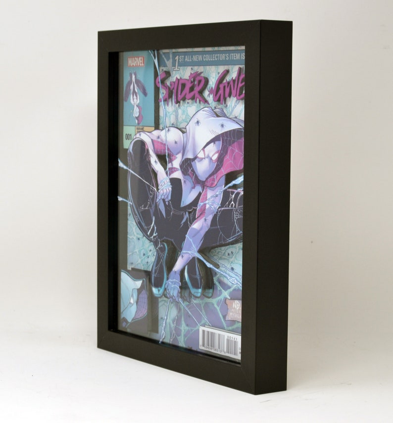 Spider Man Gwen Comic Book Cover Shadow Box Wall Art Custom - Etsy