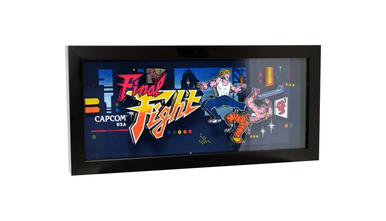 Final Fight Arcade Marquee Video Game Shadow Box Wall Art - Etsy