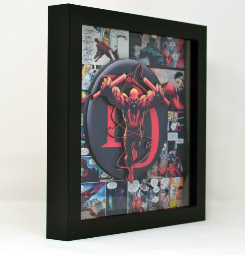 Daredevil Comic Book Shadow Box Wall Art - Etsy