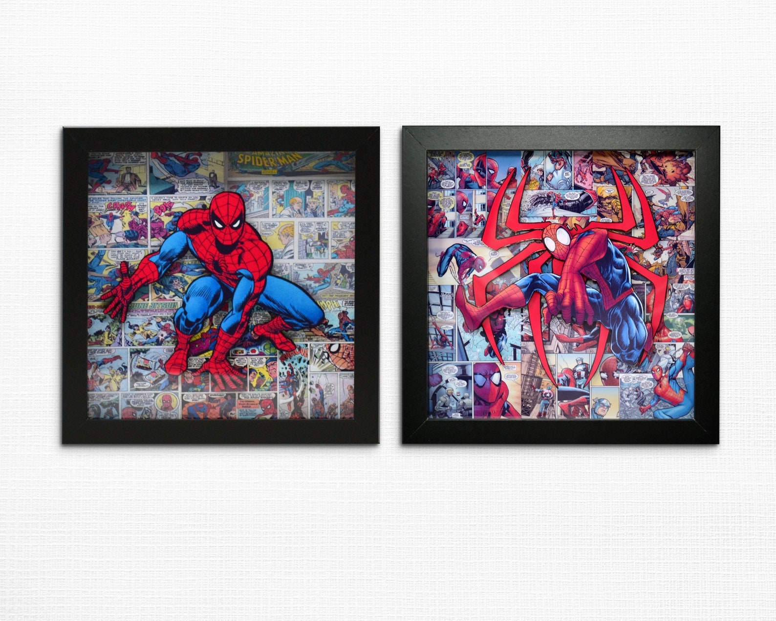 Daredevil Comic Book Shadow Box Wall Art - Etsy