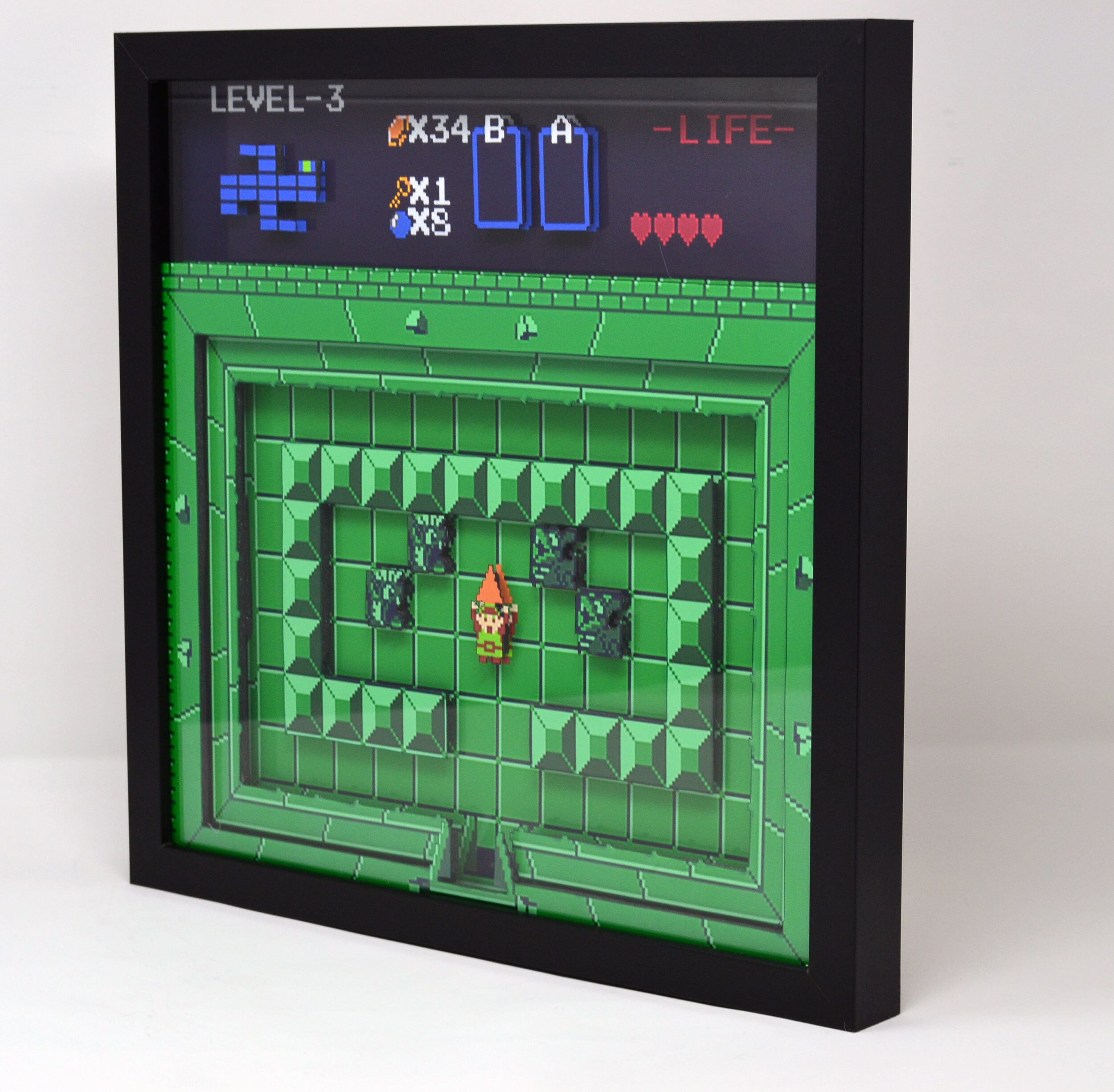 Zelda Video Game 3D Shadow Box Decor | Etsy
