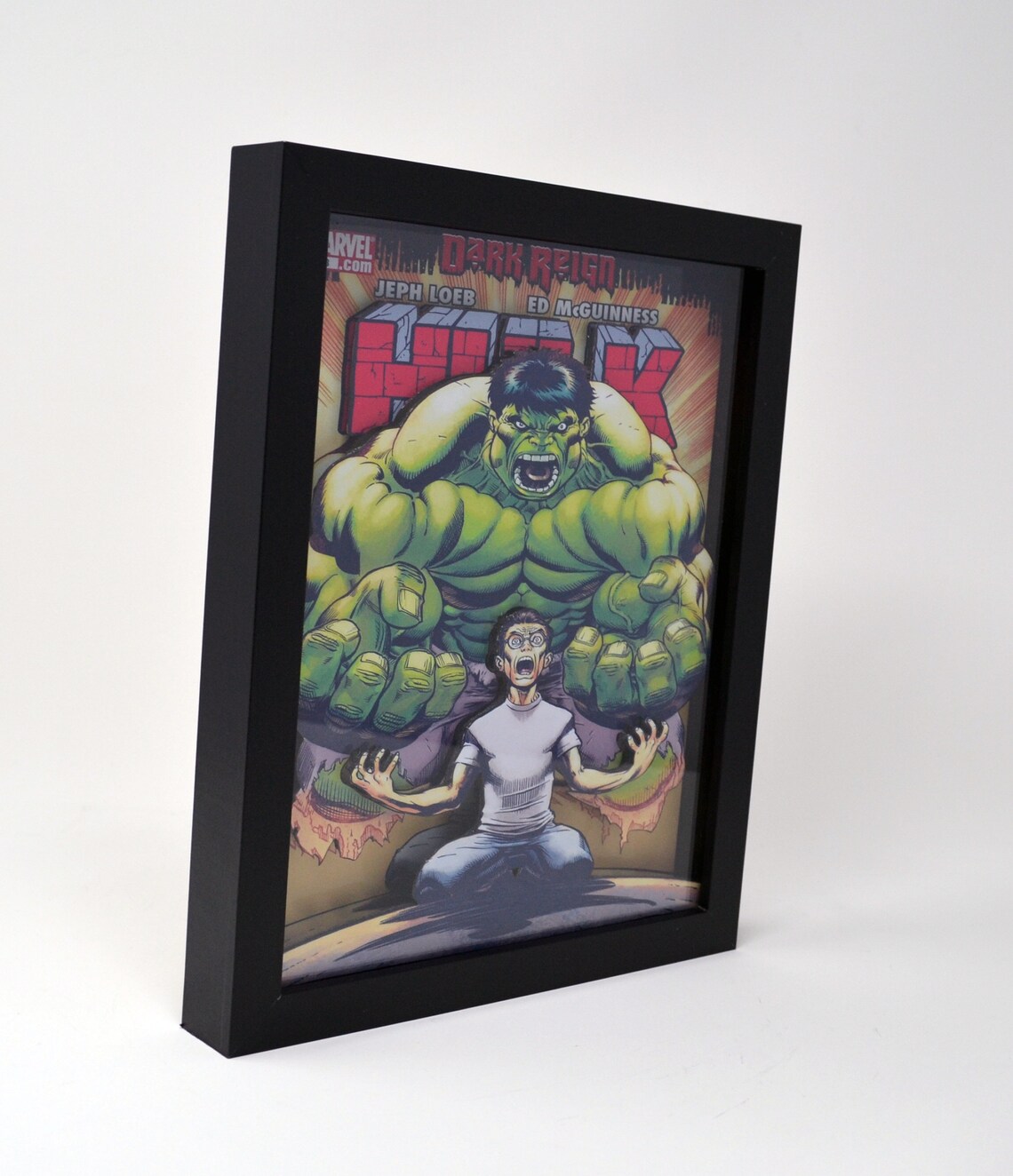 Hulk Comic Book Cover Shadow Box Wall Art Handmade Hulk Comic - Etsy