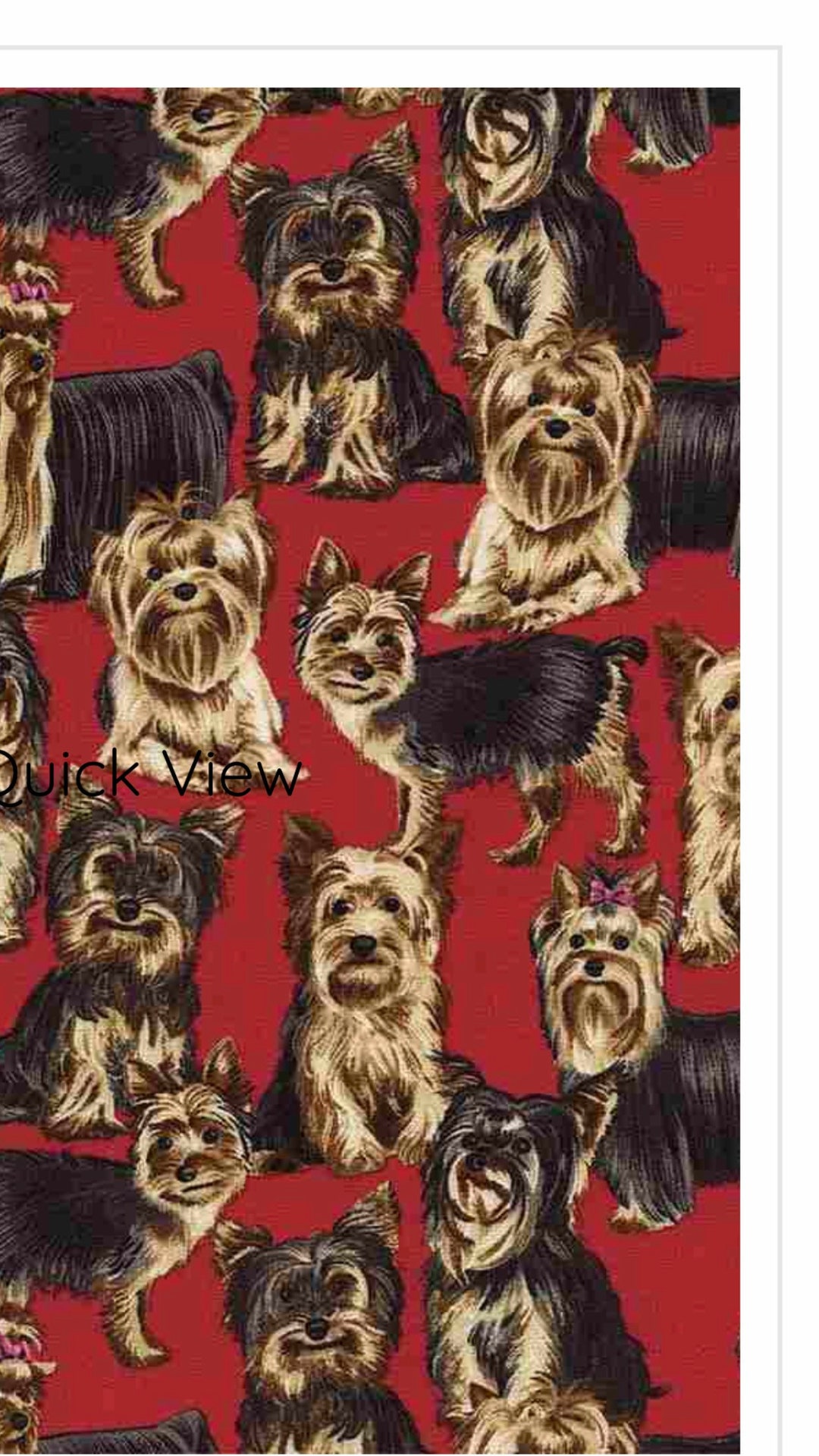 Yorkies Fabric - Etsy