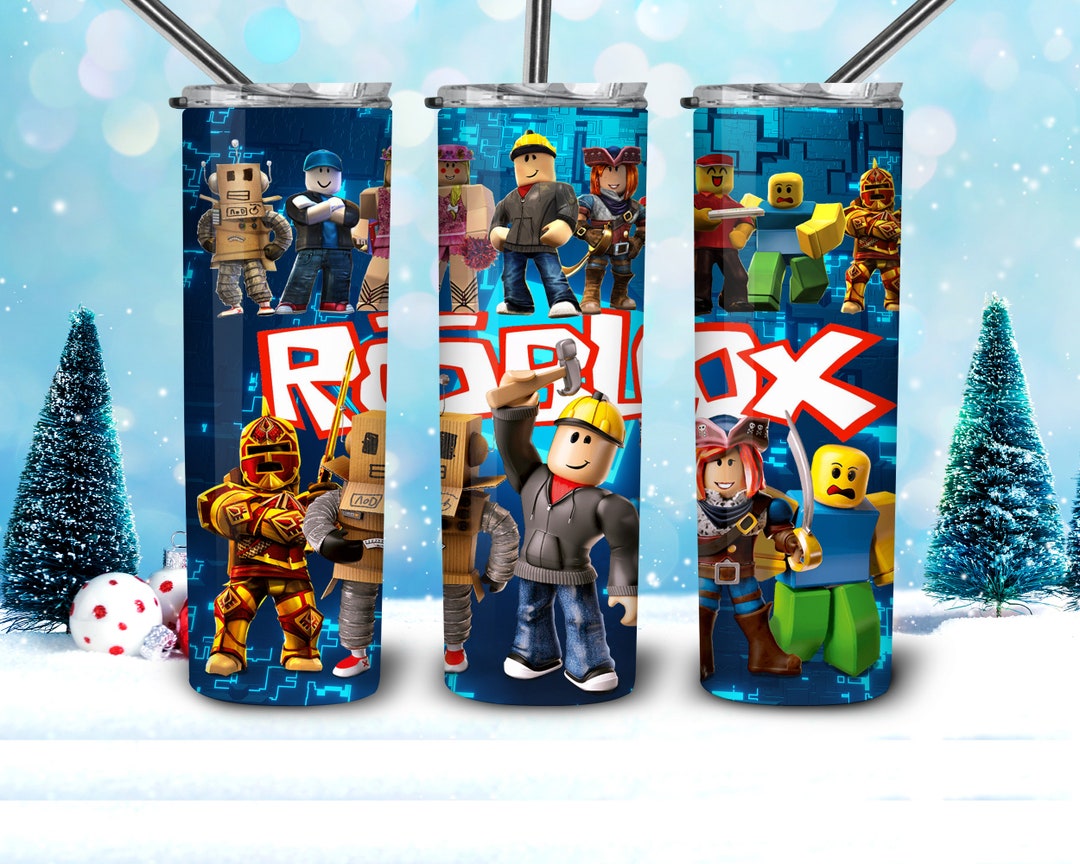 Roblox Tumbler Wrap, Roblox PNG, Roblox Sublimation Unique Gaming ...