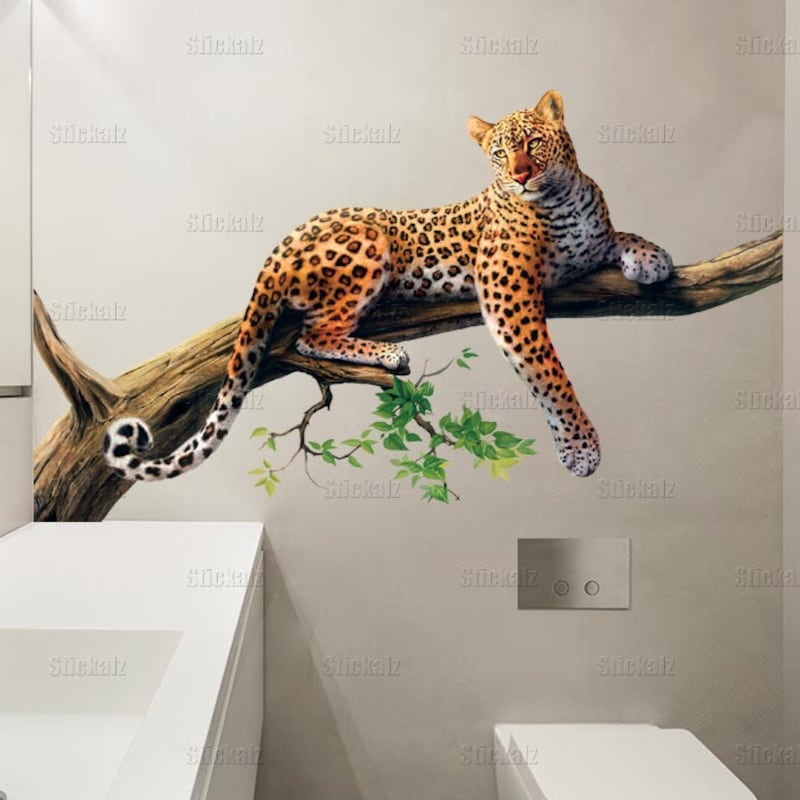 Leopard Wall Decal - Etsy