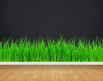 Grass wall decals | Etsy