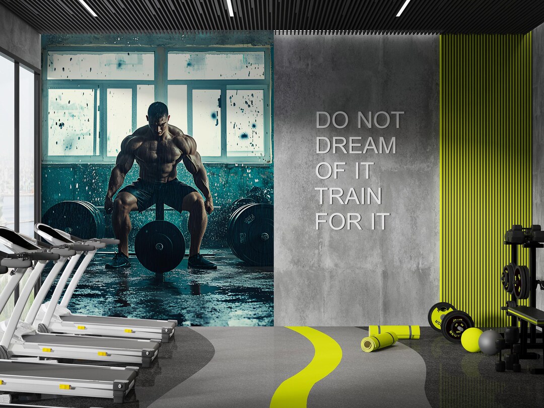 Bold Gym Wall Art | Fitness Motivation Poster | “do Not Dream of It ...