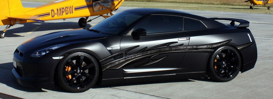 Tribal Carbon Full Color Car Vinyl Design, Tribal Car Decal, Car Vinyl ...