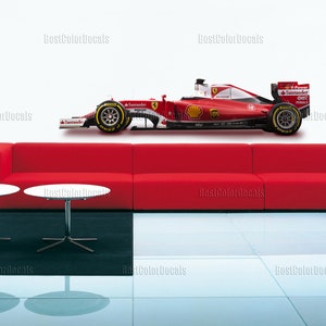 Formula 1 Full Color Decal, F1 Full Color Sticker, Wall Art, Wall Cn ...