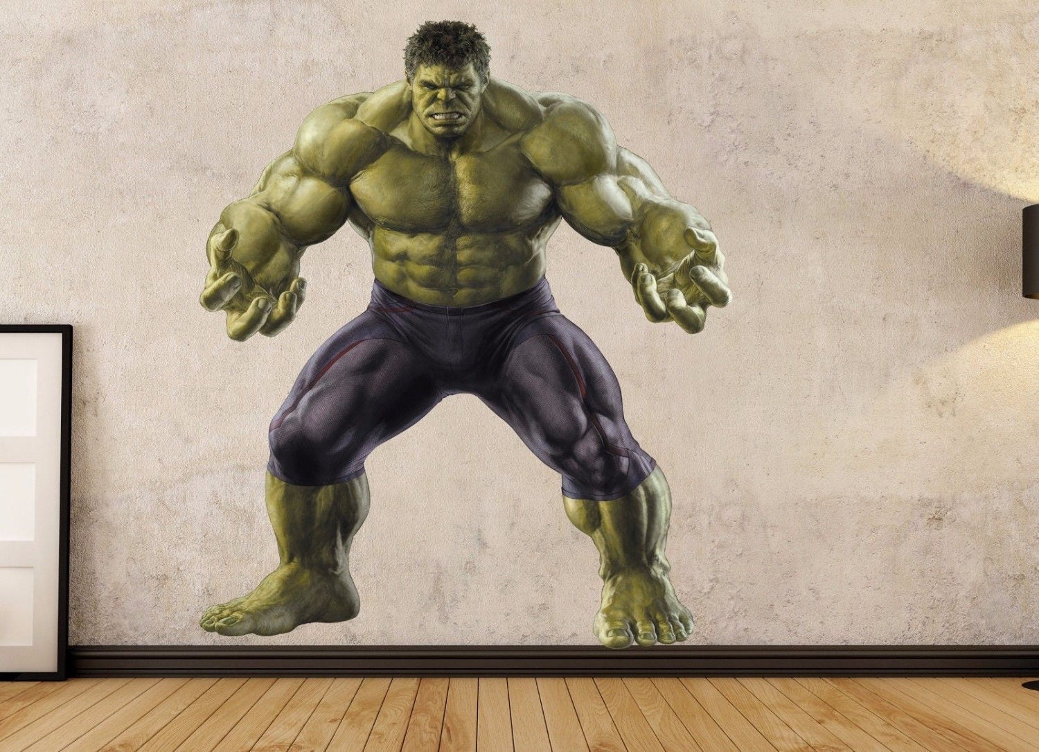 Hulk Full Color Decal Hulk Full Color Sticker Hulk Wall Art - Etsy
