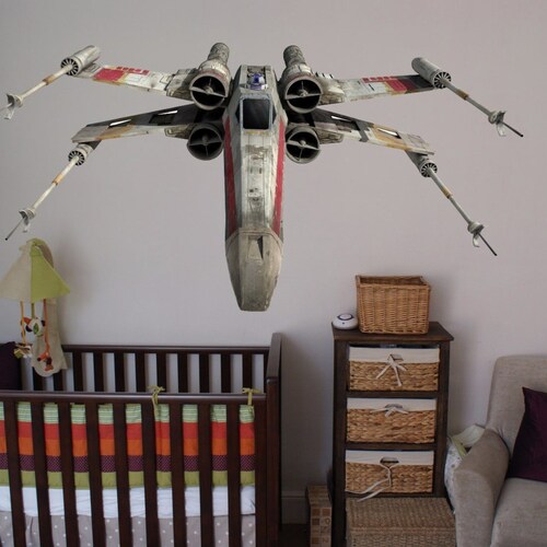 X-wing Full Color Decal Star Wars Full Color Sticker Wall - Etsy