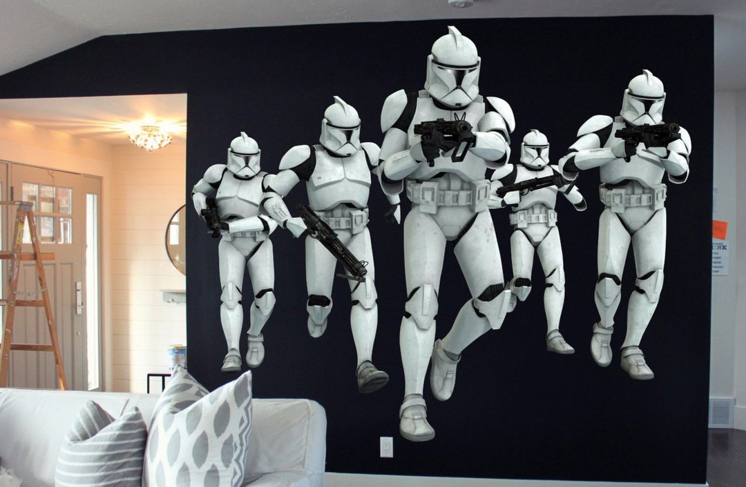 Stormtrooper Full Color Decal, Star Wars Full Color Sticker, Wall Art ...
